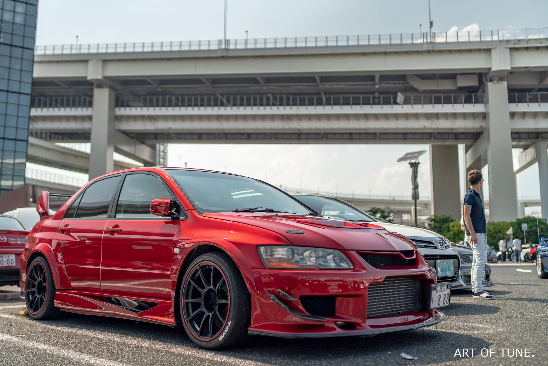 Spotted: Widetrack Mitsubishi Lancer Evolution 9 - ART OF TUNE.